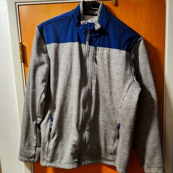Orvis | Jackets & Coats | Orvis Bonded Mesh Fleece Jacket Full Zip Mens ...